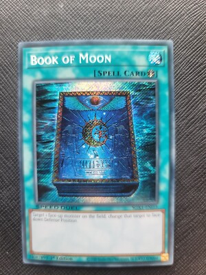 Book Of Moon Secret Rare SGX1-EN115 1st Edition Speed Duel | eBay