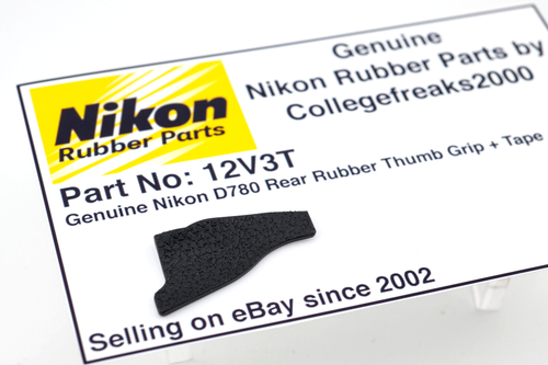 Genuine Nikon 12V3T D780 Rear Rubber Unit / Thumb Grip With Adhesive ...