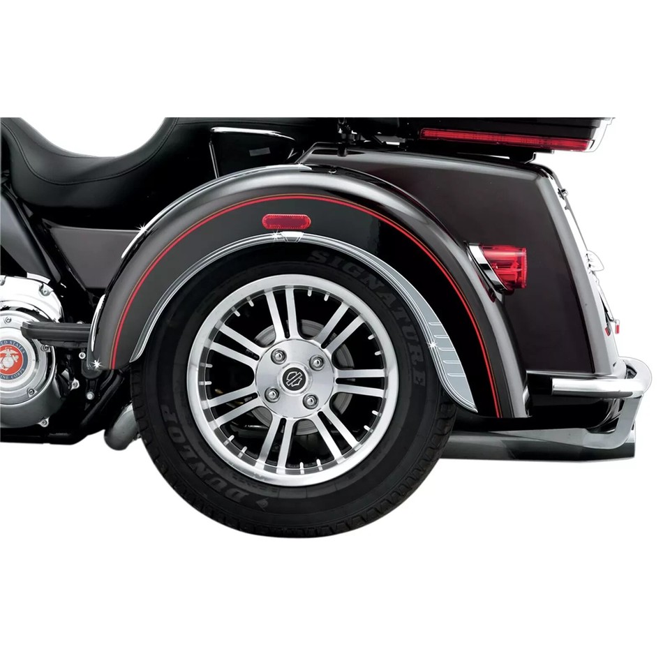Kuryakyn 7214 Rear Chrome Fender Flares | eBay