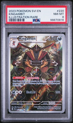 2023 POKEMON SVI EN-SCARLET & VIOLET ILLUSTRATION RARE #220 KINGAMBIT ...