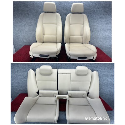 2007-2013 BMW E92 Front & Rear Sport Heated Seats Assembly Beige M ...