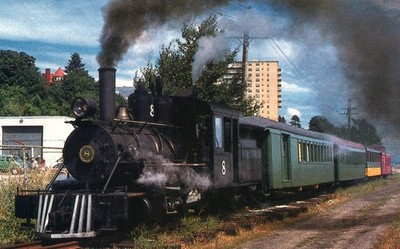 Bridgton & Harrison Steam Locomotive #8 Portland Maine Waterfront ...