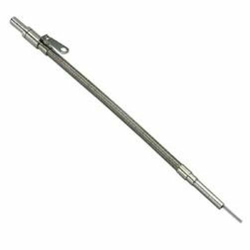 Milodon 22010 Dipstick w/Tube Engine Braided Stainless Steel For Chevy ...