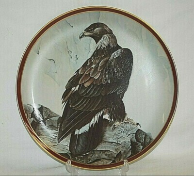 Hamilton Collection Golden Eagle Plate Majestic Birds of Prey COA C ...