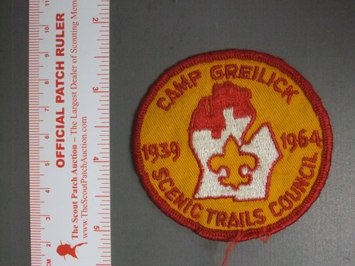 Boy Scout Camp Greilick 1964 patch MI 1710LL | eBay