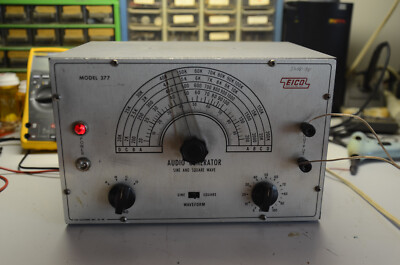 Vintage EICO Model 377 Audio Generator-Sine and Square Wave-TESTED ...