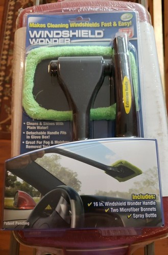 Telebrands WINDSHIELD WONDER As Seen On TV Cleaning Tool w/ Microfiber ...