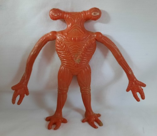 Vintage UFO Files Orange Bendable Plastic Alien Figure, 1985 | eBay