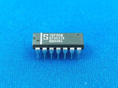 9 x GENUINE 74F86N Signetics 2-Input Exclusive-OR Gate SN74F86N 74F86 ...