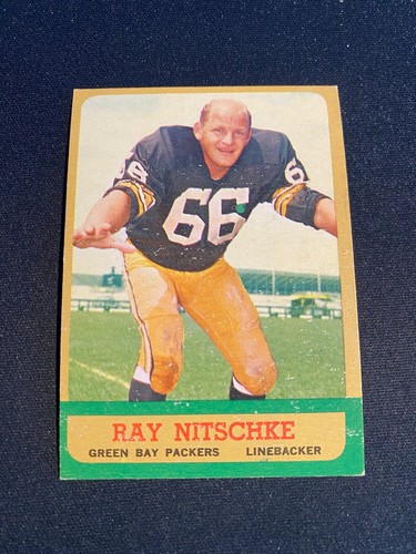 1963 TOPPS FOOTBALL #96 RAY NITSCHKE (RC)!! PACKERS!! HOF ROOKIE!! | eBay