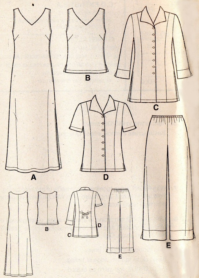 2005 Pants Dress Top Jacket Sewing Pattern U-Pick Plus Size Simplicity ...