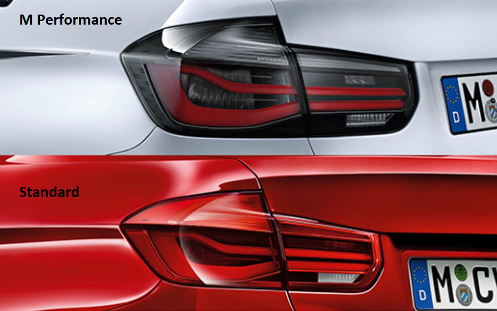Shadow Line Rear Light Kit BMW F31 Touring Estate M Performance 2450110 ...
