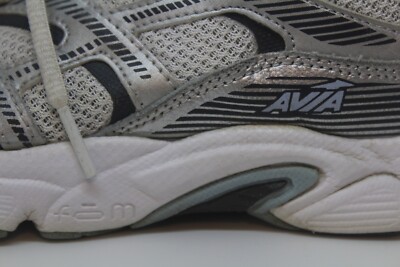 Avia Women’s Sneakers Running tennis Silver-White-Blue Size 7.5 Avi ...