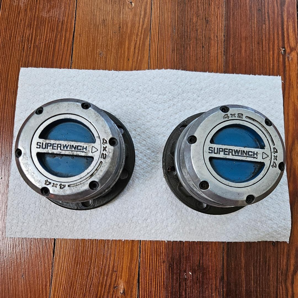 Superwinch Locking Hubs GPW Jeep Willys MB CJ2A CJ3A CJ3B M38 CJ5 10 ...