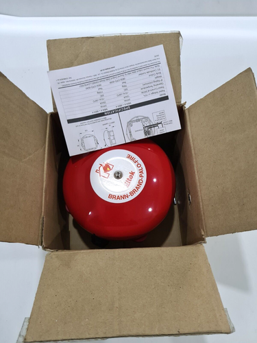 Eltek MBA-6+BBX4 Weatherproof Bell - Red - 150mm By Dhl Express. | eBay