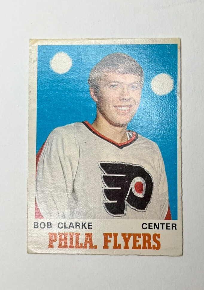 1970 OPC O-Pee-Chee Hockey #195 - Bob Clarke Rookie Card + Bobby Orr ...