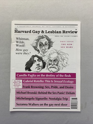 Harvard Gay & Lesbian Review Spring 1998 / Gabriel Rotello | eBay