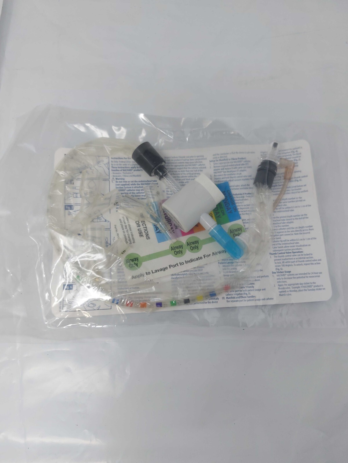 HALYARD 1910 Closed Suction System Y-Adapter Endotracheal 10F for sale ...
