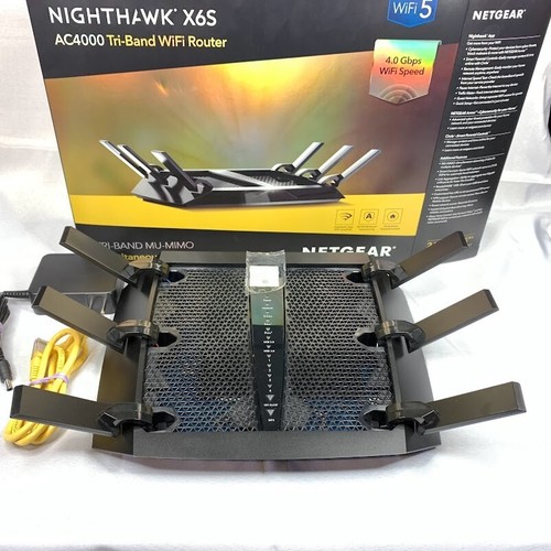 Netgear Nighthawk x6S AC4000 Tri-Band Wi-Fi 5 Router (up to 4Gbps ...