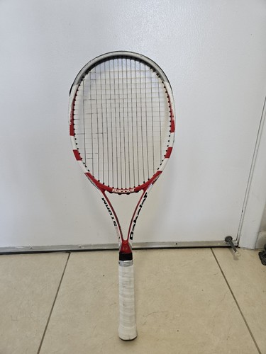 2 Tennis racquets Babolat Pure Storm 295 grms 3- 4 3/8 recently strung ...