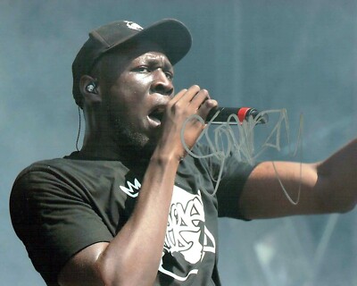 STORMZY British Singer Rapper SIGNED Autograph 10x8 Photo 2 + Dealer ...