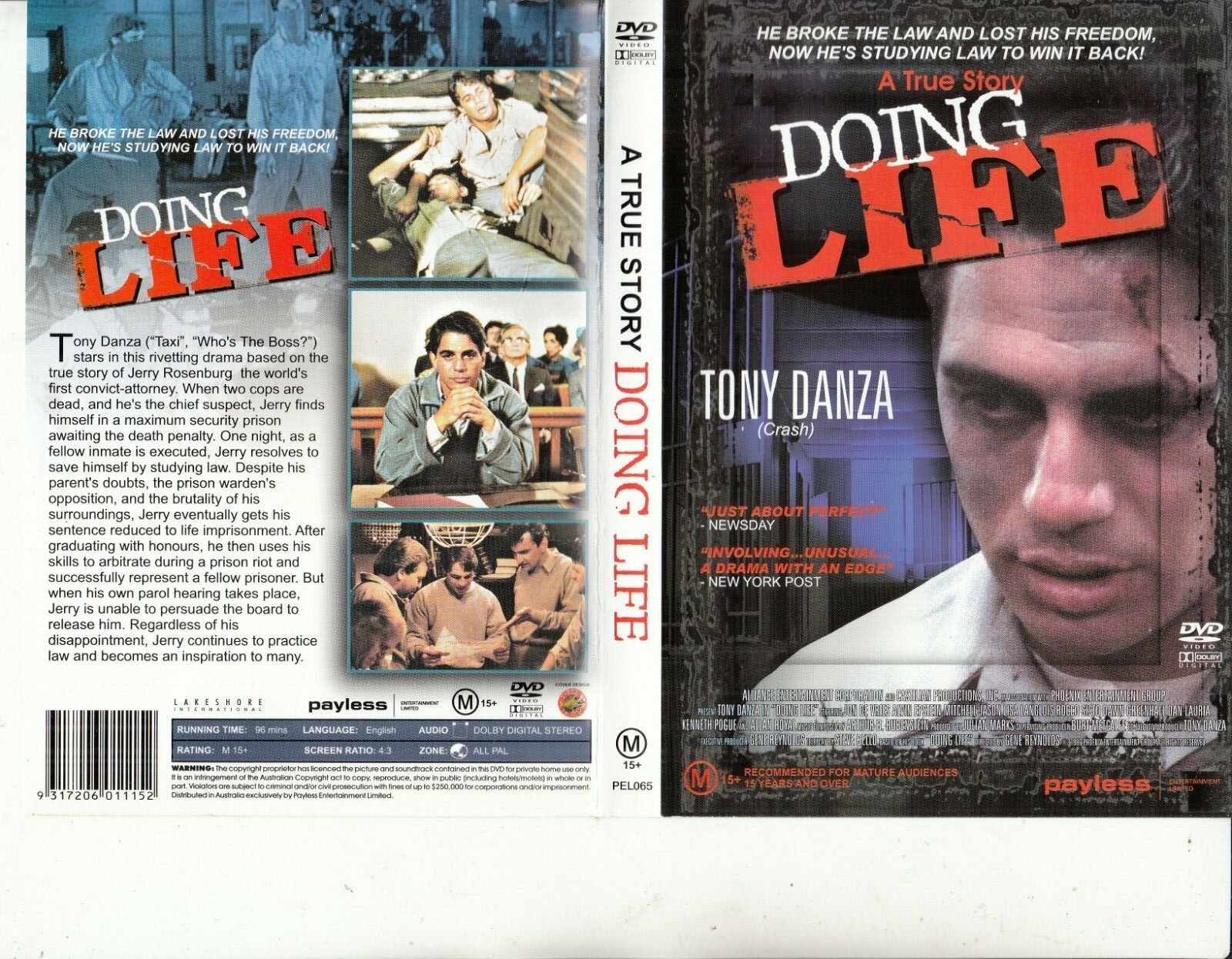 Doing Life-1986-Tony Danza-Movie-DVD | eBay