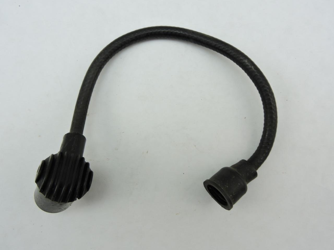 Vintage Finned Bakelite Spark Plug Cap Chopper Triumph BSA Honda Yamaha ...