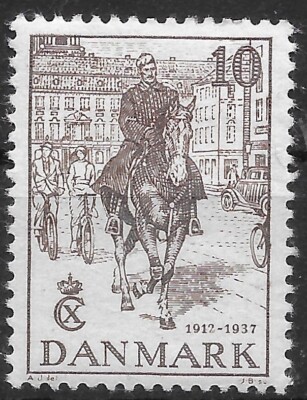 1937 DENMARK Scott #259 MH OG HORSE | eBay