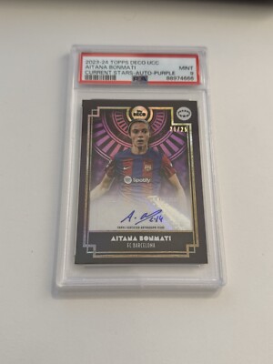 2023 Aitana Bonmati Topps Deco Auto #'d 21/25! Rare Autograph ...