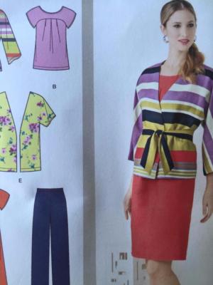 Simplicity Sewing Pattern 1620 Misses Dress Tunic Pants Jacket Size 20w ...