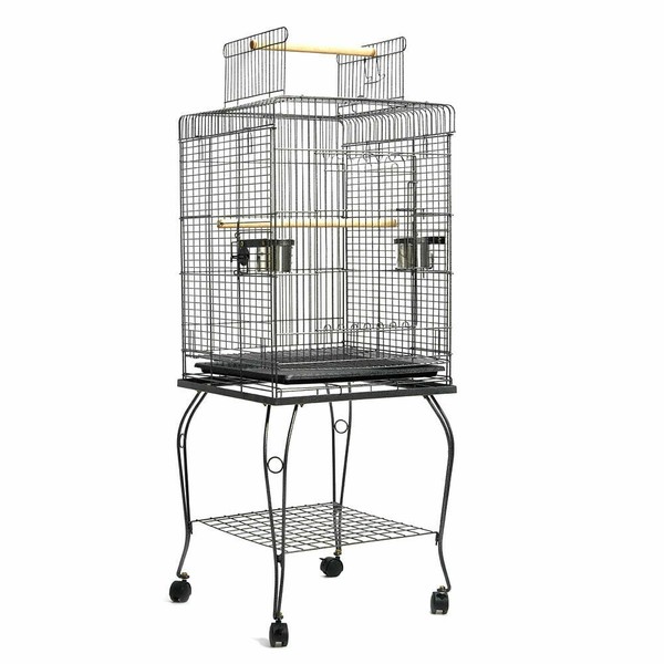 Rectangular Bird Cage PET-BIRDCAGE-A102-BK - Black for sale online | eBay
