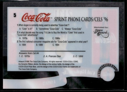 1996 Coca-Cola Sprint Phone Card Cal Ripken Jr. HSC | eBay