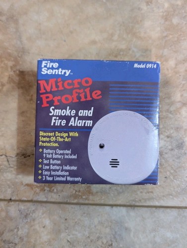 Fire Sentry Micro Profile Smoke and Fire Alarm Model 0914 | eBay