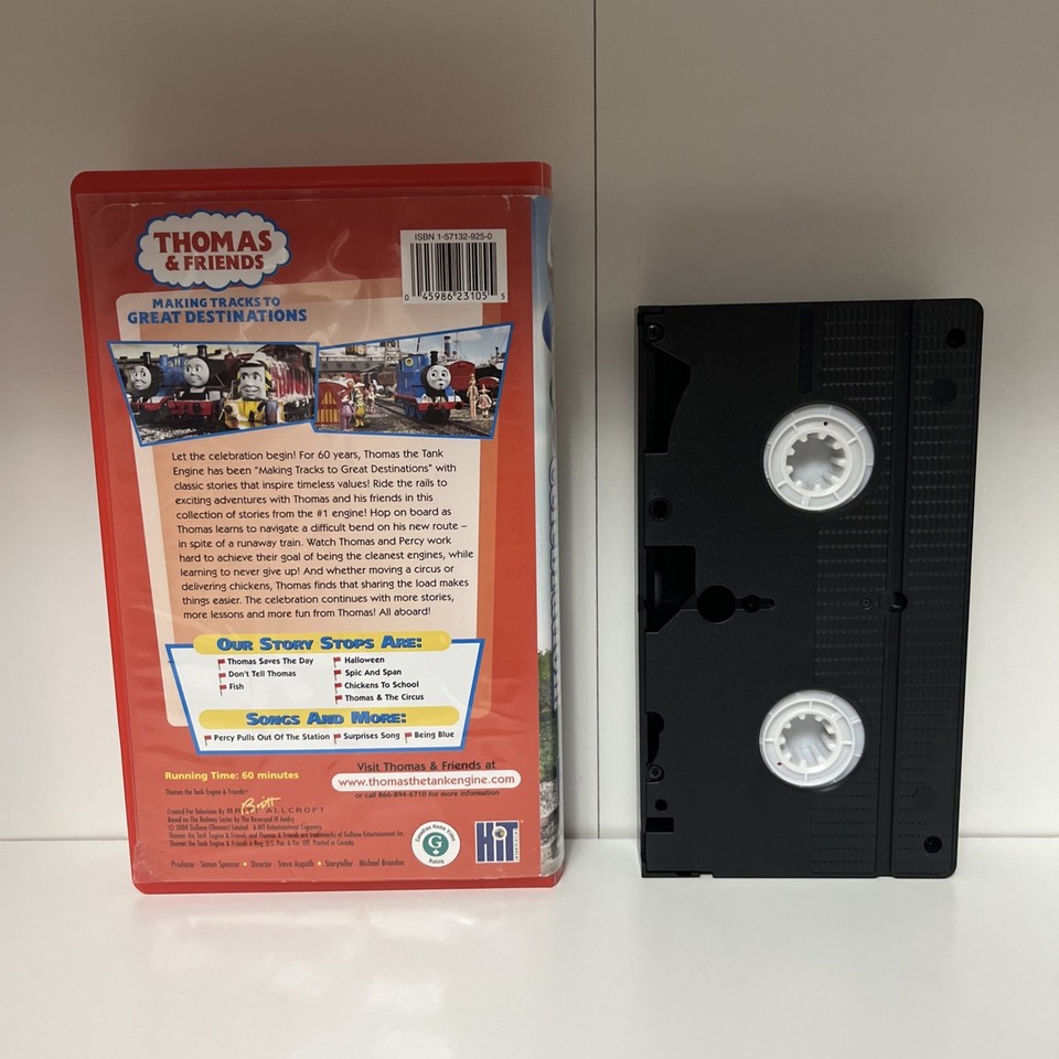 Thomas & Friends Thomas’ Sodor Celebration VHS Very Rare Clam Shell ...