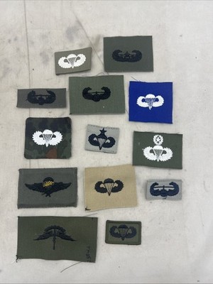 US Army Cloth Airborne Qualification Badge Lot (KB | eBay
