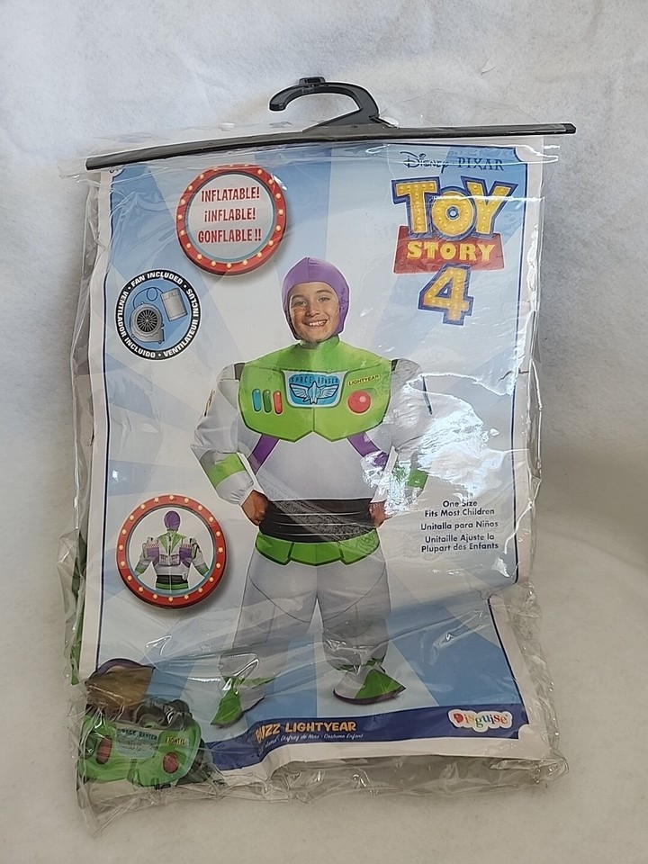 Toy Story Buzz Lightyear Costume Inflatable, New, Blow Up Kids Size ...