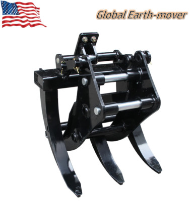 NEW Mini Excavator Grab Bucket Attachment for 0.8-1.5T Excavator Free ...