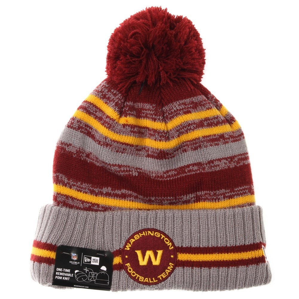 New Era Washington Football Team Beanie - NFL Sideline 2021 Grey. SALE ...