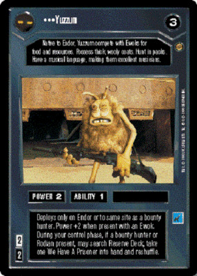 Yuzzum x4 Star Wars CCG Jabba's Palace NM swccg | eBay