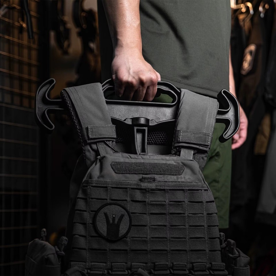 Heavy Duty Tactical Hanger 220LB Police Military Bullet proof Vest ...