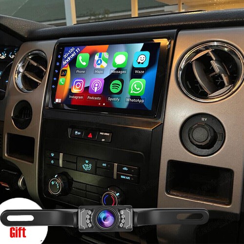 For Ford F150 2009 2010 2011-2014 GPS Car Android 12 Stereo Apple ...