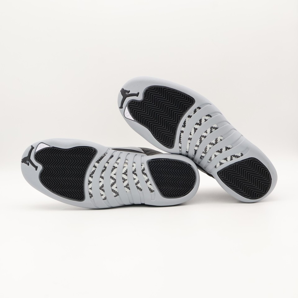 CT8013-010 Nike Air Jordan 12 Retro Barons Black and Wolf Grey (Men's ...