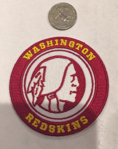 Washington Redskins vintage embroidered iron on logo patch 3x3" | eBay