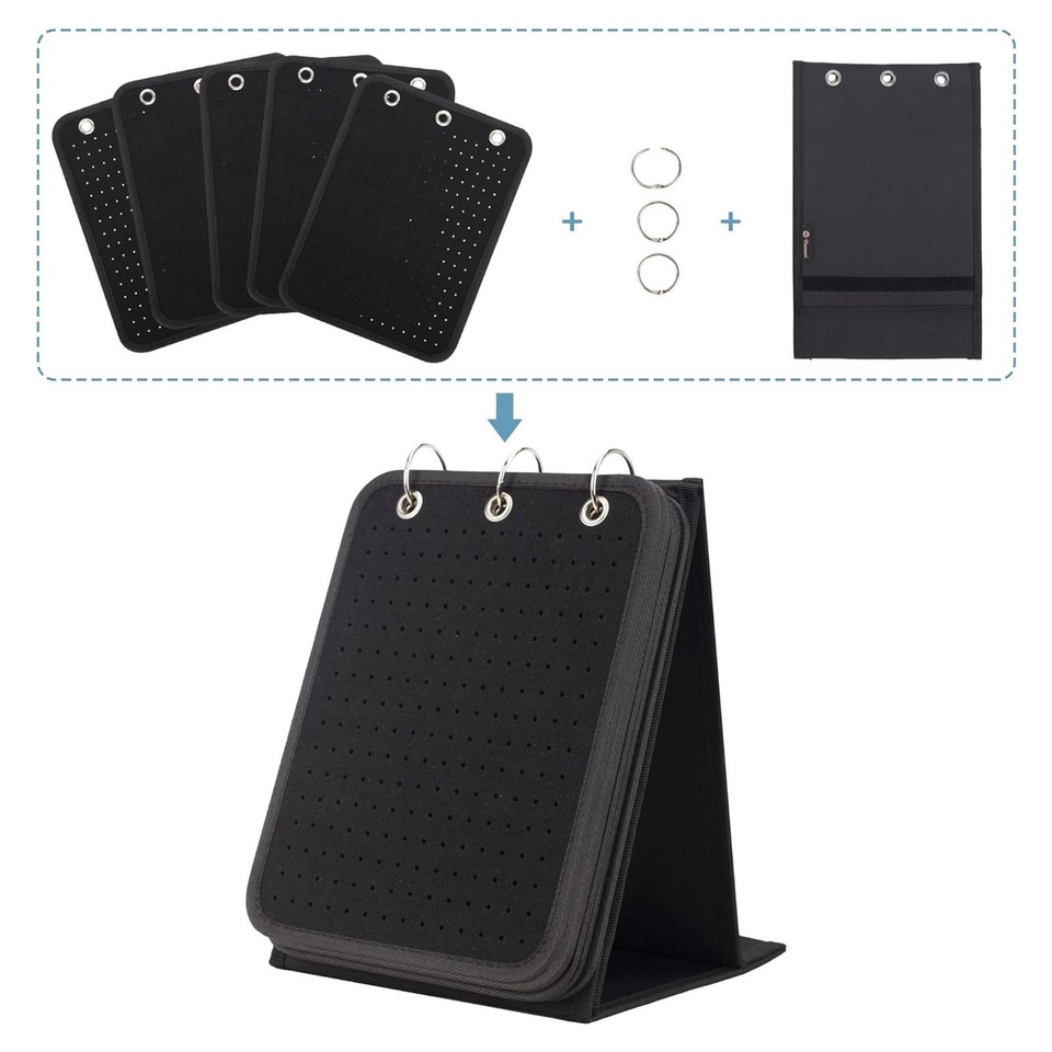 Pin Organizer Binder Pin Display Stand for 240 Pins Brooch Exhibition ...
