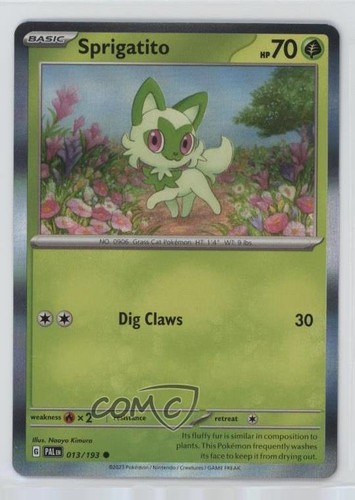 Sprigatito (Collector Chest Mirage Holo) Holo Pokemon SV02: Paldea ...