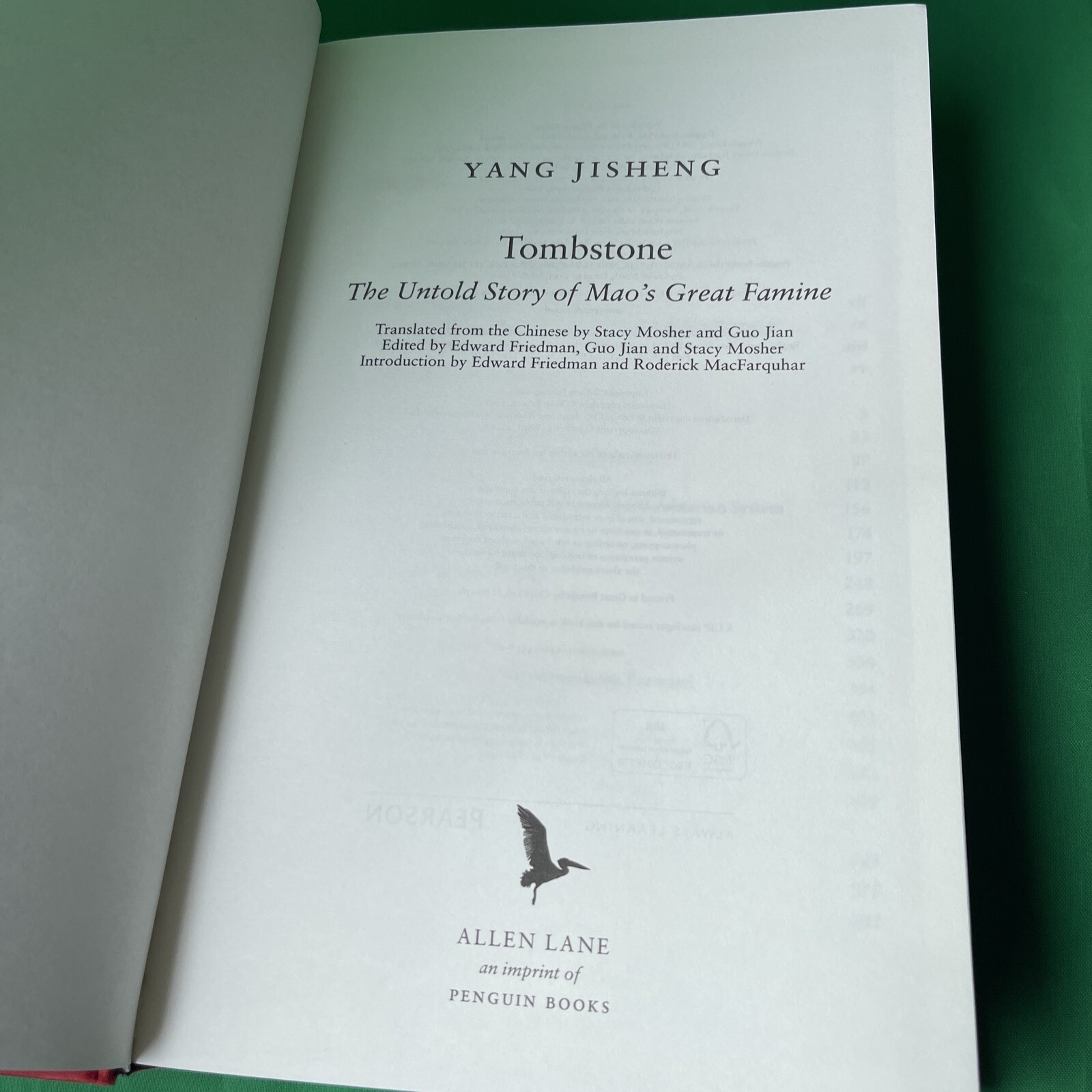 Tombstone: The Untold Story of Mao's Great Famine, Jisheng, Yang, Good ...
