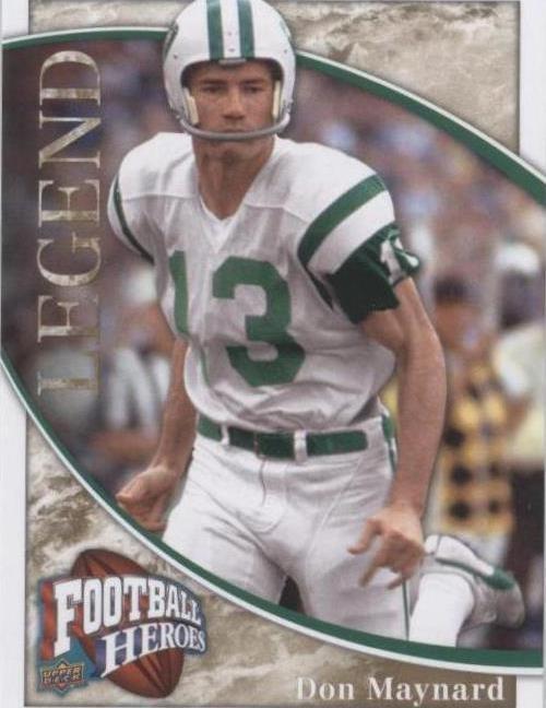 2009 Upper Deck Football Heroes - Legend Don Maynard #226 for sale ...