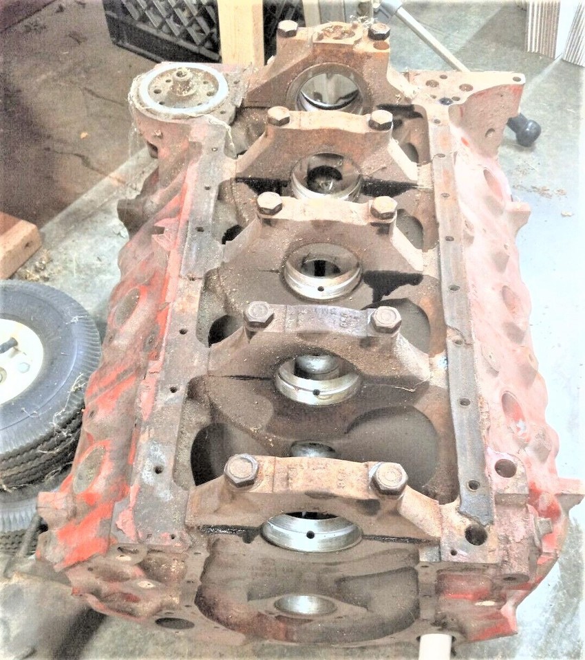 1965 396/325 Impala block 3855961/E-27-5 Car Code IA GM Original PICKUP ...