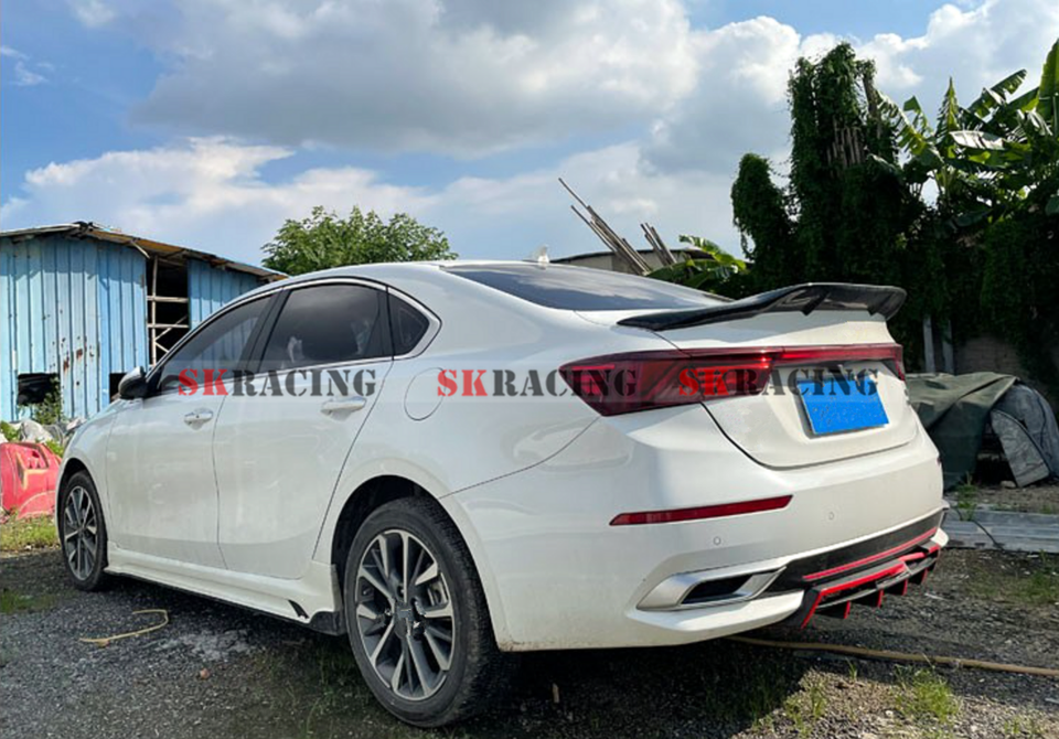 Fit For Kia Forte K3 2019-2023 Glossy Black Duckbill Rear Trunk Lip ...