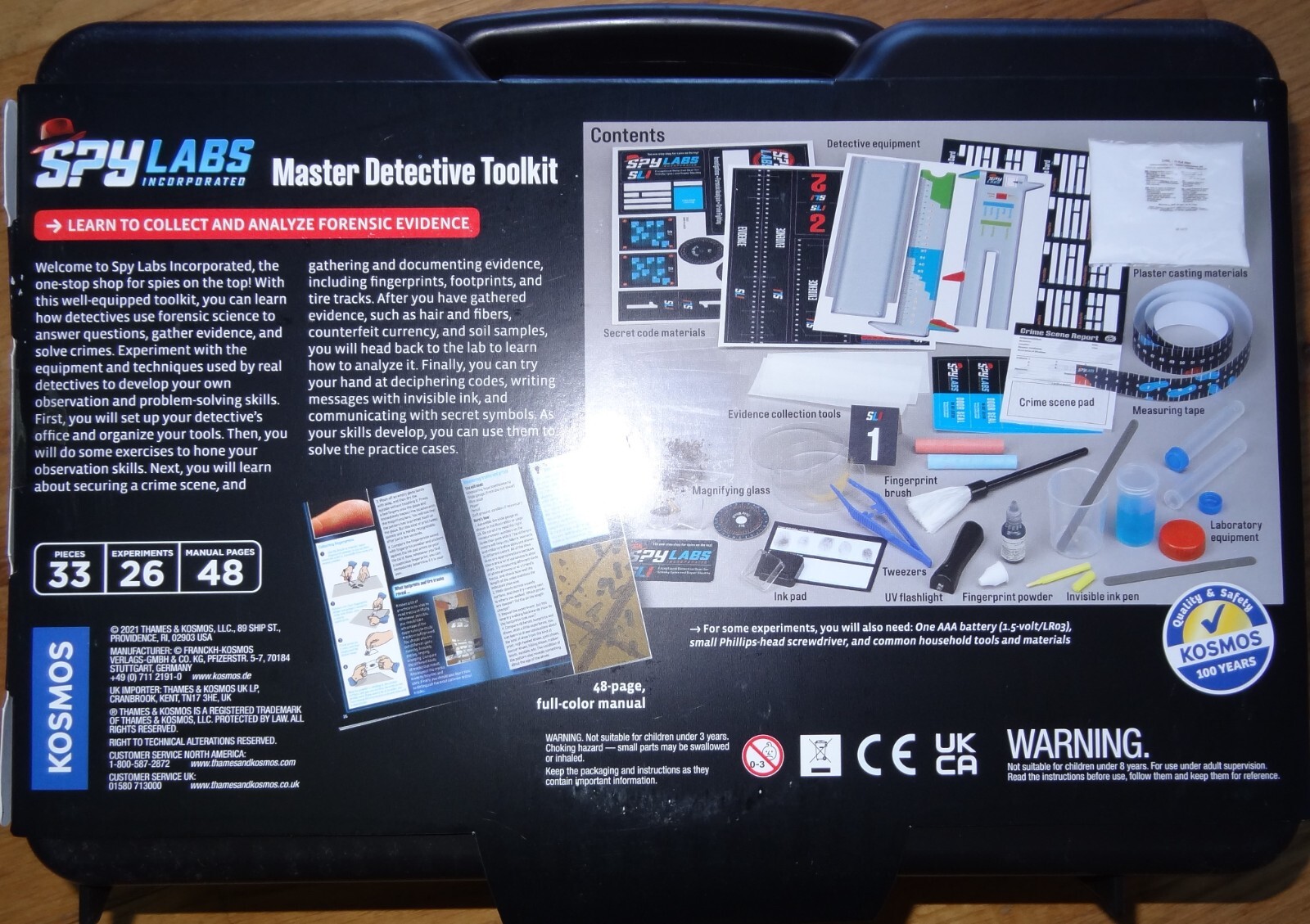 Master Detective Toolkit Spy Labs Analyze Forensic Evidence (V2) 548001 ...